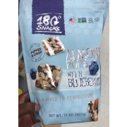180 Snacks Almond Pops With Blueberries: Calories, Nutrition Analysis ...
