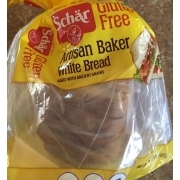 Schar White Bread, Artisan Baker, Gluten Free: Calories, Nutrition ...