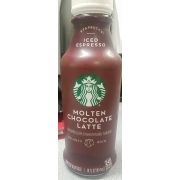 Starbucks Espresso Beverage, Iced, Molten Chocolate Latte: Calories ...