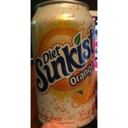 Sunkist Soda, Orange, Diet: Calories, Nutrition Analysis & More | Fooducate