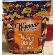 Wymans Mango Berry with Wild Blues, Frozen: Calories, Nutrition ...