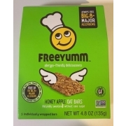 FreeYumm Oat Bar, Honey, Apple: Calories, Nutrition Analysis & More ...