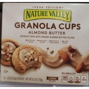 Nature Valley Granola Cups, Almond Butter: Calories, Nutrition Analysis ...