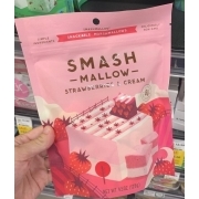 Smash Mallow Snackable Marshmallows, Strawberries & Cream: Calories ...
