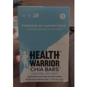 Health Warrior Chia Bars, Caramel Sea Salt: Calories, Nutrition ...