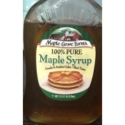 Maple Grove Farms Pure Maple Syrup: Calories, Nutrition Analysis & More ...