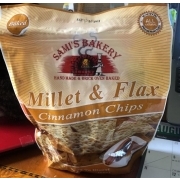 Sami's Bakery Cinnamon Chips, Millet & Flax: Calories, Nutrition ...