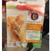 Feel Good Foods Egg Rolls, Chicken: Calories, Nutrition Analysis & More ...