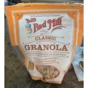 Bob's Red Mill Granola, Classic, Lightly Sweetened: Calories, Nutrition ...