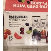 Bai Bubbles Beverages With Vitamin C, Variety Pack: Calories, Nutrition ...