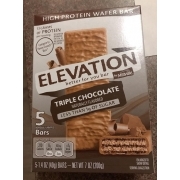 Elevation By Millville High Protein Wafer Bar, Triple Chocolate ...