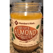 Member's Mark Almond Butter, Creamy: Calories, Nutrition Analysis ...