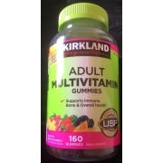Kirkland Signature Adult Multivitamin Gummies: Calories, Nutrition ...