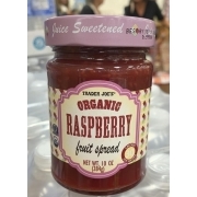 Trader Joe's Fruit Spread, Organic Raspberry: Calories, Nutrition Analysis & More | Fooducate