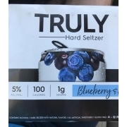 Truly Hard Seltzer, Blueberry & Acai: Calories, Nutrition Analysis ...
