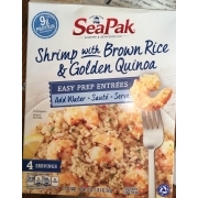 SeaPak Easy Prep Entrees Shrimp With Brown Rice And Golden Quinoa ...