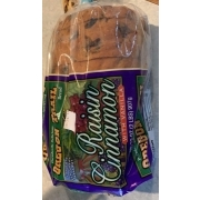 Oregon Trail Raisin Cinnamon Bread with Vanilla: Calories, Nutrition ...