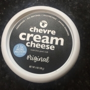Chevre Cream Cheese: Calories, Nutrition Analysis & More | Fooducate