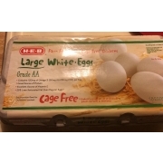 H-E-B Eggs, Grade AA, Large White: Calories, Nutrition Analysis & More ...