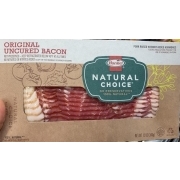 Hormel Natural Choice Bacon, Original Uncured: Calories, Nutrition ...