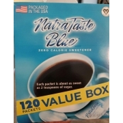 Natra Taste Sweetener,Zero Calorie 4.2 Oz: Calories, Nutrition Analysis ...