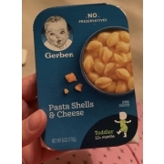 Gerber Graduates Lil' Meals, Pasta Shells & Cheese: Calories, Nutrition ...