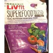 LIVfit Superfood Blend With Protein: Calories, Nutrition Analysis ...