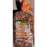 Simply Nature Bread, Honey Oat, Organic: Calories, Nutrition Analysis ...