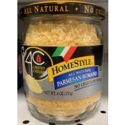 4C Grated Cheese, Home Style, Parmesan - Romano: Calories, Nutrition ...