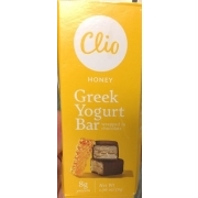 Clio Chocolate Enrobed, Greek Yogurt Bar, Raw Honey: Calories ...