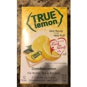 True Lemon Lemon Flavor Drink Mix: Calories, Nutrition Analysis & More ...