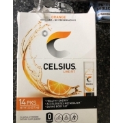 Celsius Clinically Proven, Orange, Dietary Supplement: Calories ...