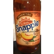 Snapple Iced Tea, Peach: Calories, Nutrition Analysis & More | Fooducate