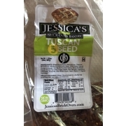 Jessica's Brick Oven Bakery Bread, Tuscan 5 Seed: Calories, Nutrition ...