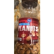 Kroger Peanuts, Dry Roasted, Lightly Salted: Calories, Nutrition ...