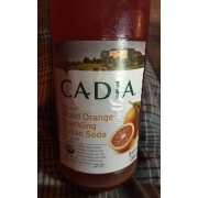 Cadia Sparkling Italian Soda, Blood Orange: Calories, Nutrition ...