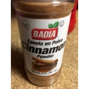 Badia Cinnamon Powder: Calories, Nutrition Analysis & More | Fooducate