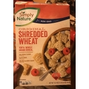 Simply Nature Cereal, Original Shredded Wheat: Calories, Nutrition ...