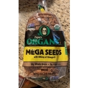Papa's Organic Mega Seeds With Omega 3, Whole Grain Bread: Calories ...