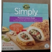 Barber Foods Seasoned Stuffed Chicken Breasts, Mediterranean Style ...