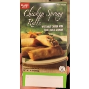 Trader Joe's Chicken Spring Rolls: Calories, Nutrition Analysis & More | Fooducate