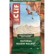 Clif Bar Energy Bar, Oatmeal Raisin Walnut: Calories, Nutrition ...