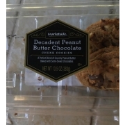 Marketside Decadent Peanut Butter Chocolate Chunk Cookies: Calories ...
