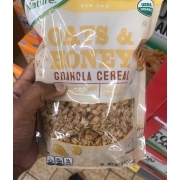 Simply Nature Granola Cereal, Oats & Honey: Calories, Nutrition ...