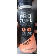 Oikos Dairy Drink, Caffeinated & Cultured, Pro Fuel, Peach: Calories ...