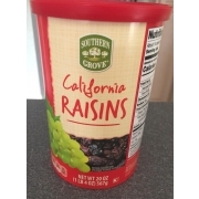 Southern Grove California Raisins: Calories, Nutrition Analysis & More ...