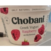 Chobani Greek Yogurt, Raspberry on the Bottom: Calories, Nutrition ...