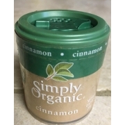 Simply Organic Cinnamon: Calories, Nutrition Analysis & More | Fooducate