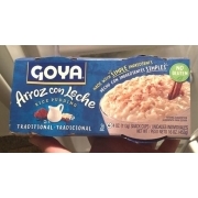 Goya Arroz Con Leche Rice Pudding, Traditional: Calories, Nutrition ...