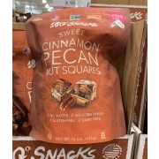 180 Snacks Cinnamon Pecan Nut Squares: Calories, Nutrition Analysis ...